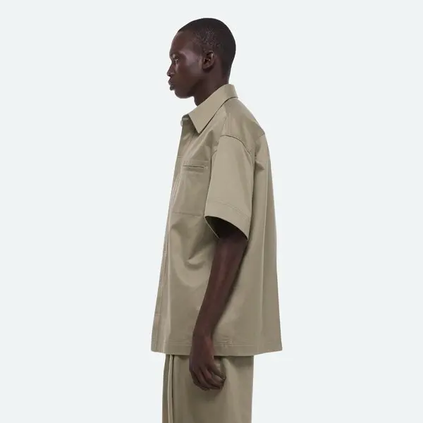 Helmut Lang Looped Tape Shirt - Vetiver