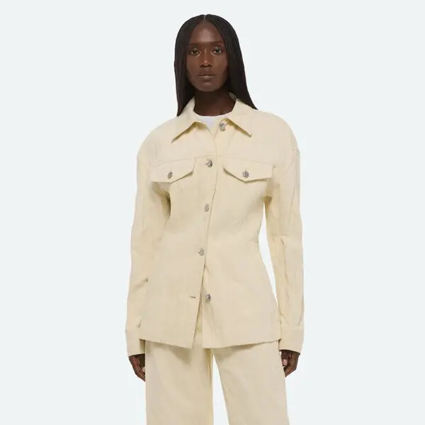 Helmut Lang Crushed Trucker Jacket