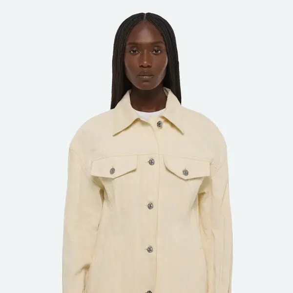 Helmut Lang Crushed Trucker Jacket