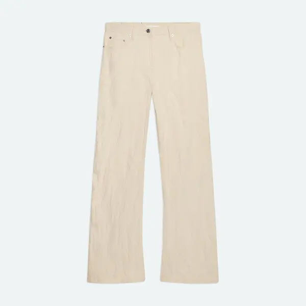 Helmut Lang Crushed Bootcut Jeans