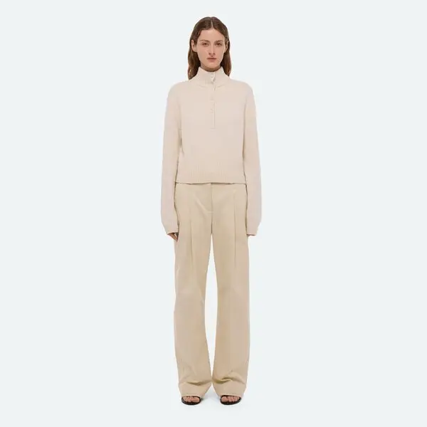 Helmut Lang Half-button Turtleneck