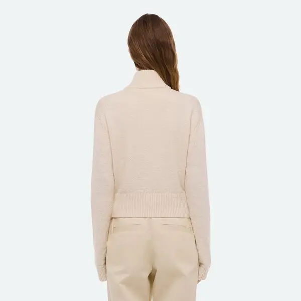 Helmut Lang Half-button Turtleneck