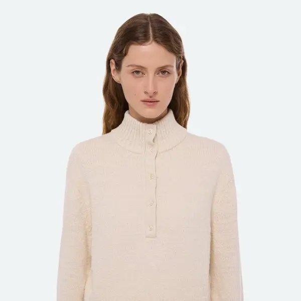 Helmut Lang Half-button Turtleneck