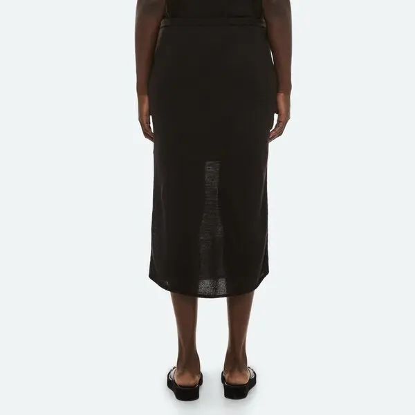 Helmut Lang Sheer Layered Midi Skirt