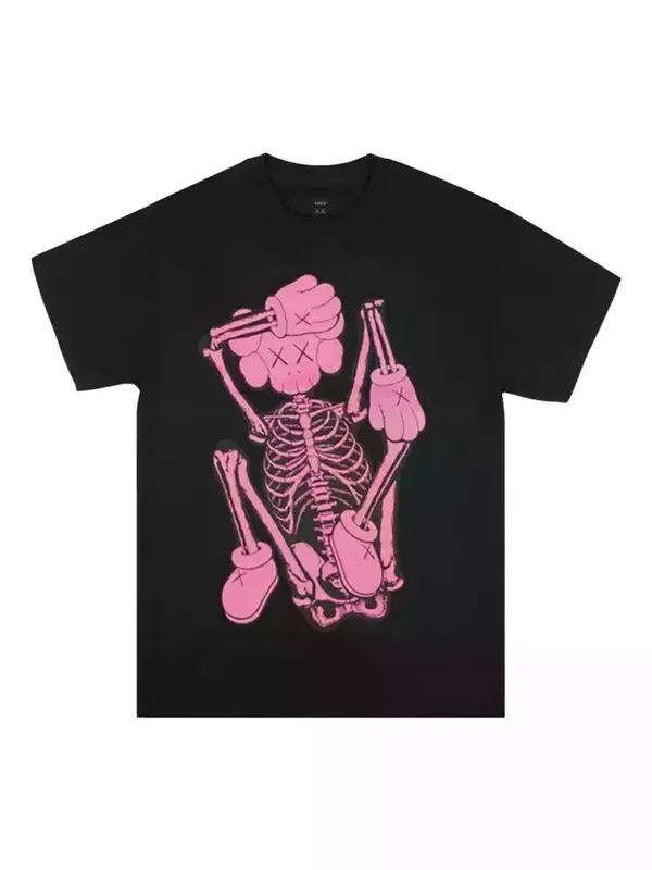 KAWS Skeleton-print T-shirt - Black