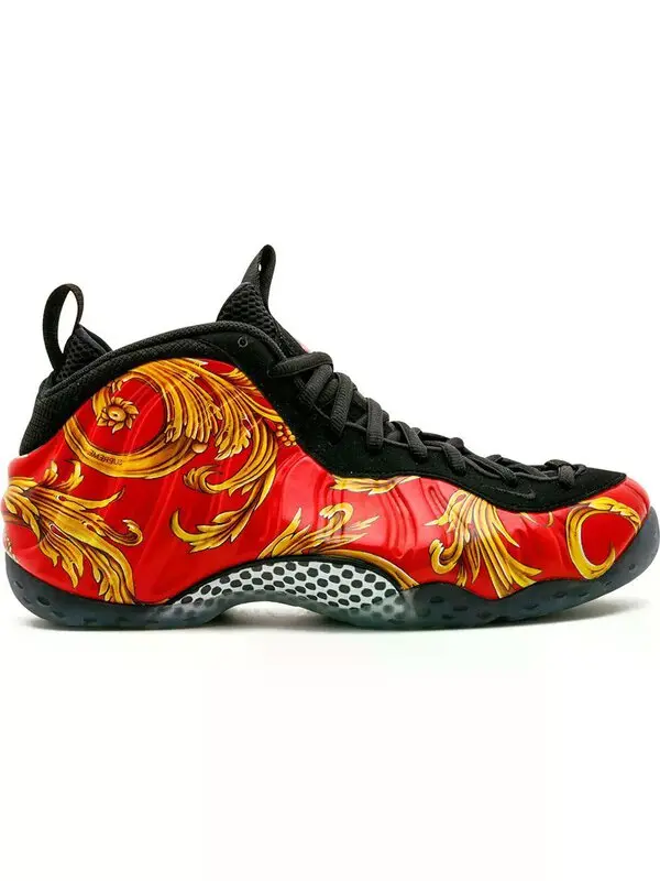 Nike X Supreme Air Foamposite One Sneakers - Red