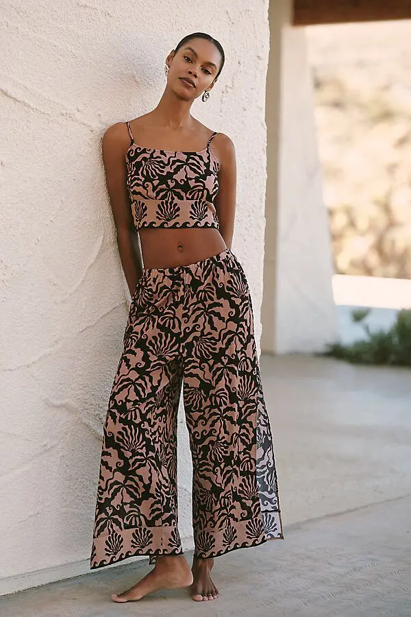 Sanctuary Side-slit Cropped Pants