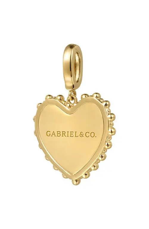 GABRIEL & CO. 14k And Diamond Heart Pendant