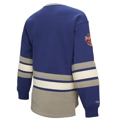 Mitchell & Ness Tampa Bay Lightning Heritage Lace-up Pullover Sweatshirt