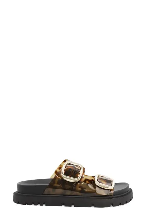 Mia Gen-t Buckled Sandals - Tortoise