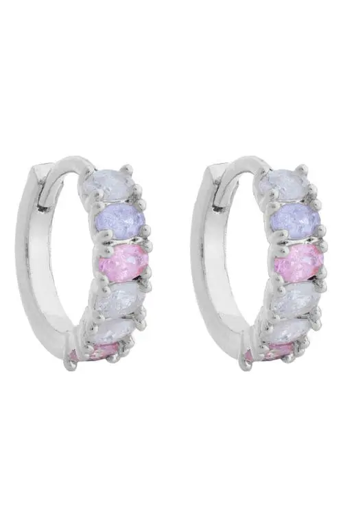 GIRLS CREW Dreaming About You Hoop Earrings - Silver