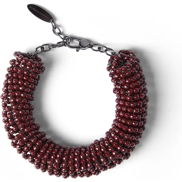 Brunello Cucinelli Sterling Silver Bracelet - Red