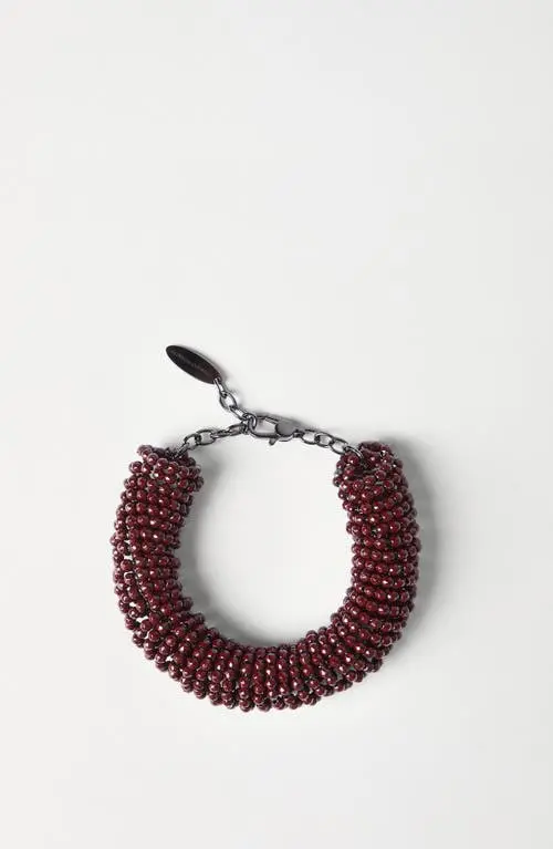 Brunello Cucinelli Beaded Chain Bracelet