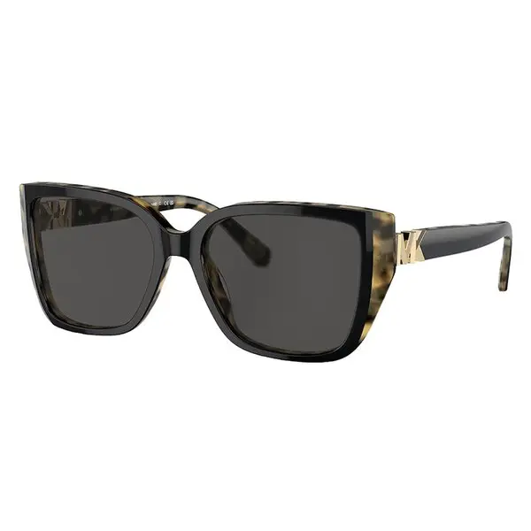 Michael Kors Acadia Rectangle Sunglasses - Bi Layer Black/amber Tortoise (mk_2199_395087)