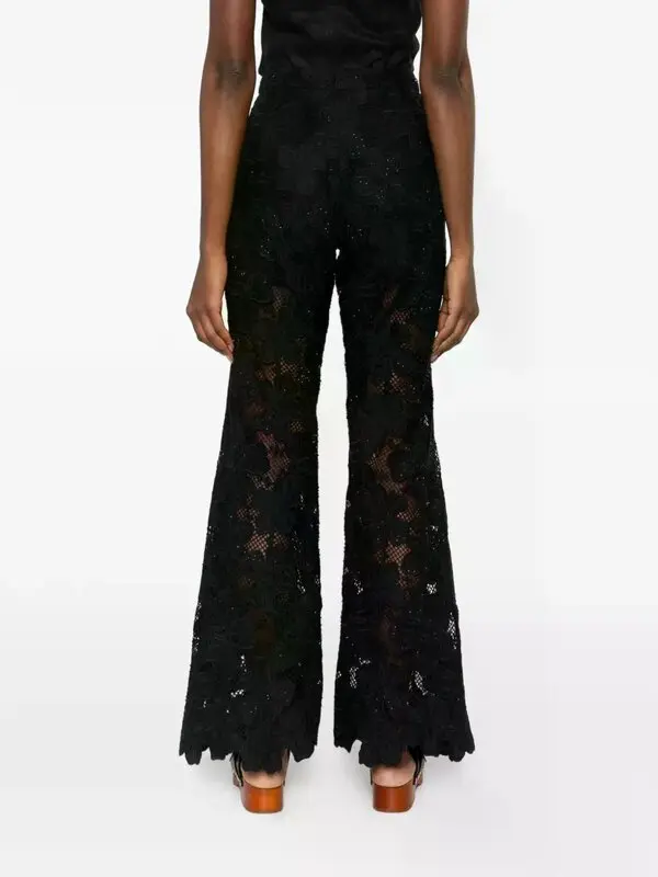 Sandro Floral Lace Trousers