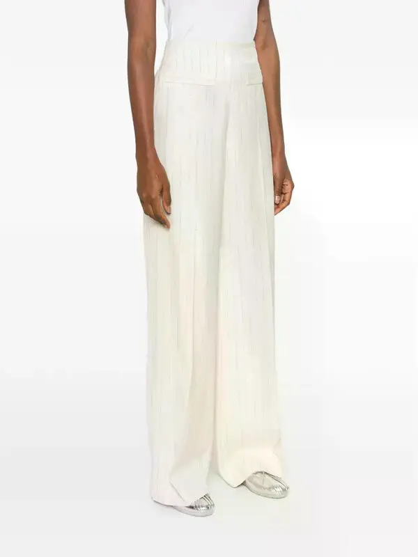 Sandro Striped Palazzo Pants