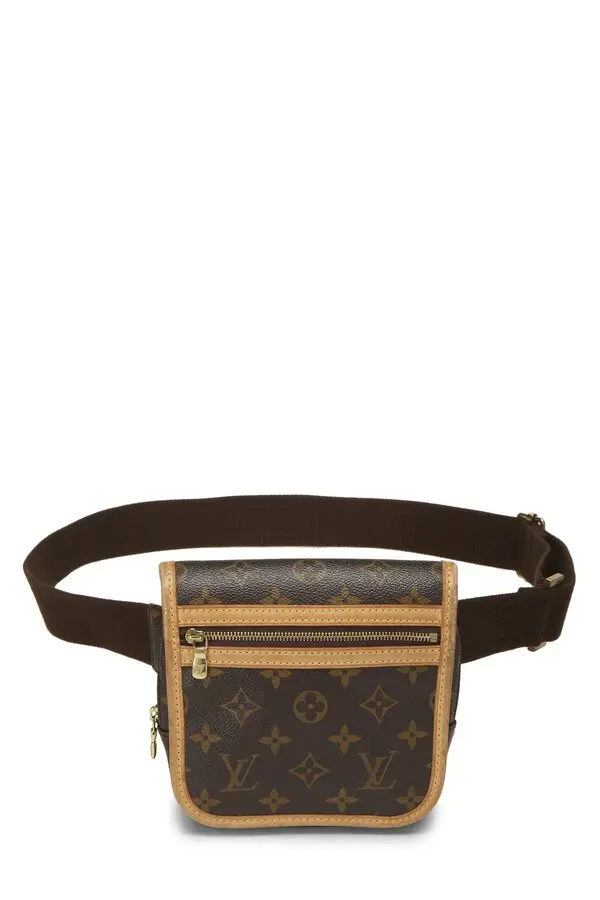 LOUIS VUITTON Monogram Bosphore Belt Bag - Brown