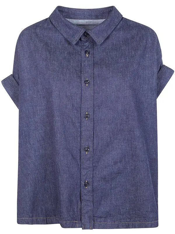 Y`S Short Sleeve Cotton Shirt