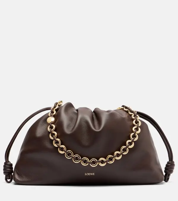 Loewe Flamenco Large Shoulder Bag - Brown