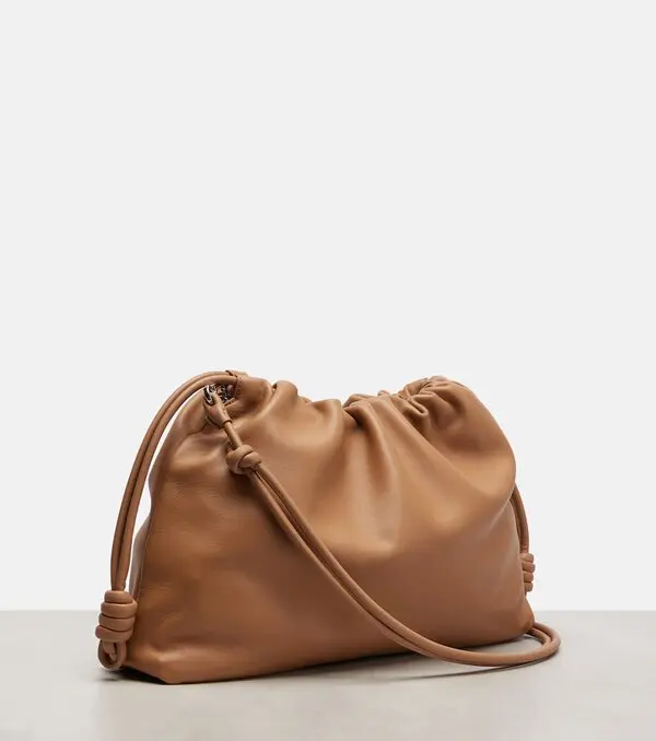 Loewe Flamenco Large Leather Shoulder Bag - Brown