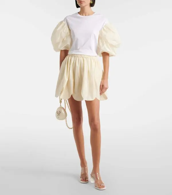 Simone Rocha Poplin Miniskirt