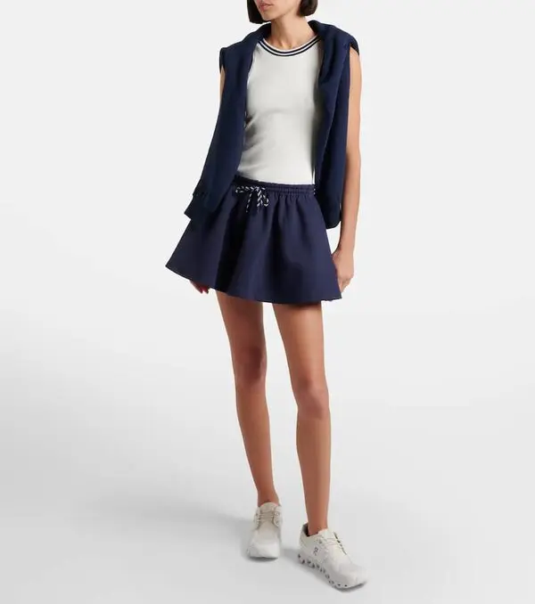 The Upside Daria Cotton-jersey Miniskirt