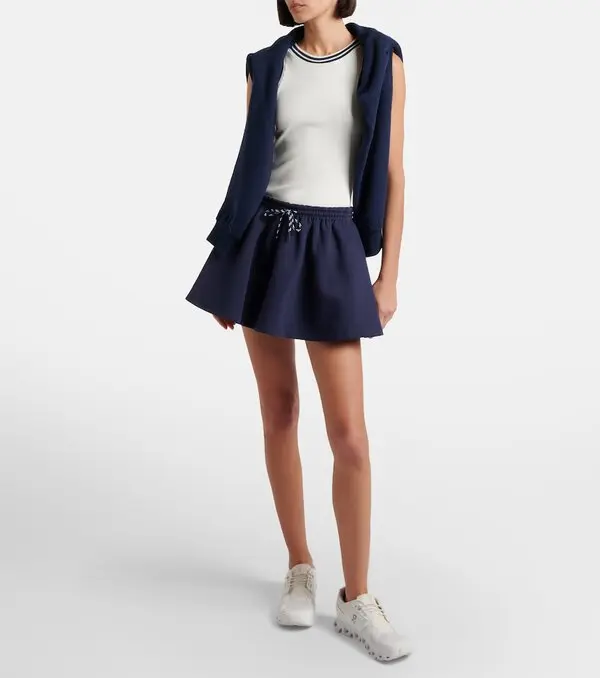 The Upside Daria Cotton-jersey Miniskirt
