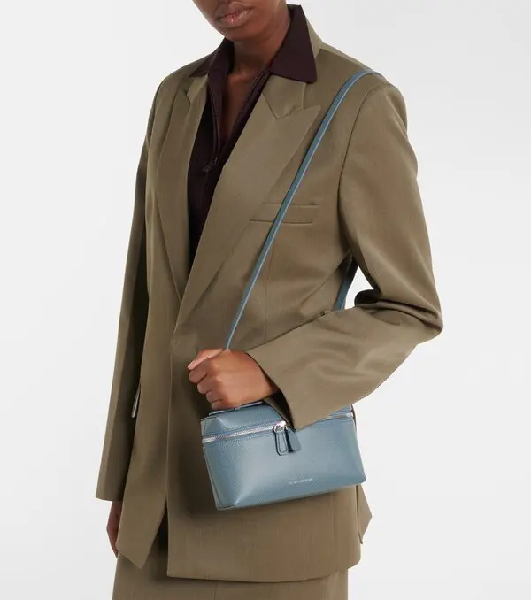 Victoria Beckham Vanity Leather Bag - Blue