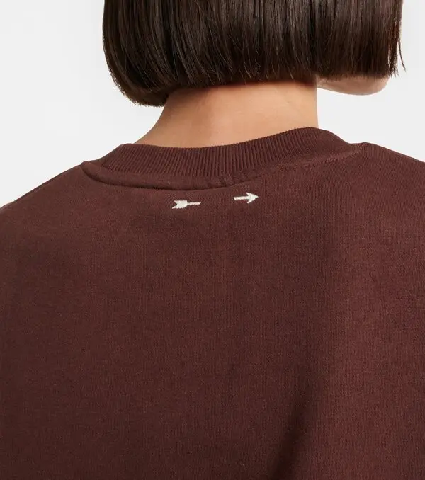 The Upside Striped Cotton Jersey Sweatshirt