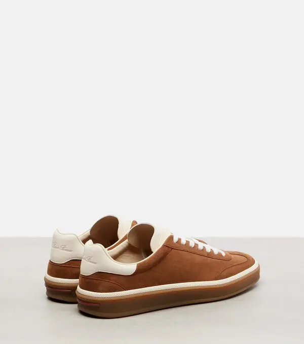 Loro Piana Tennis Suede Sneakers