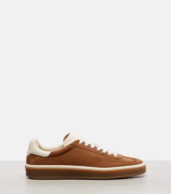 Loro Piana Tennis Suede Sneakers