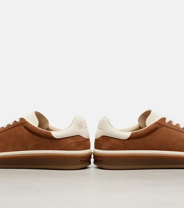 Loro Piana Tennis Suede Sneakers