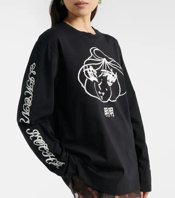 Simone Rocha Dim Sum Cotton Jersey T-shirt