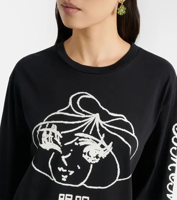 Simone Rocha Dim Sum Cotton Jersey T-shirt