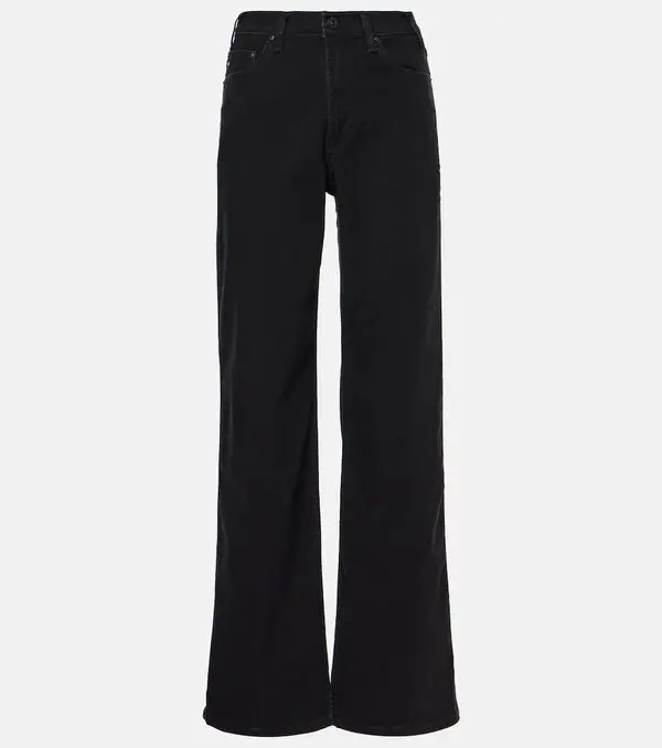 Ag Straight Leg Jeans - Black