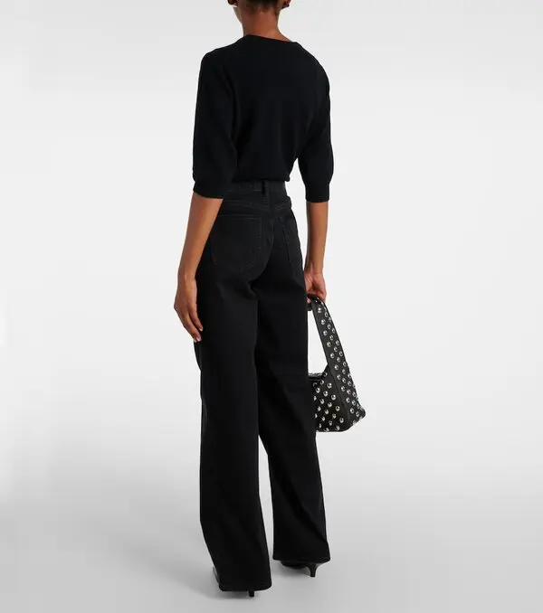 Ag Straight Leg Jeans - Black