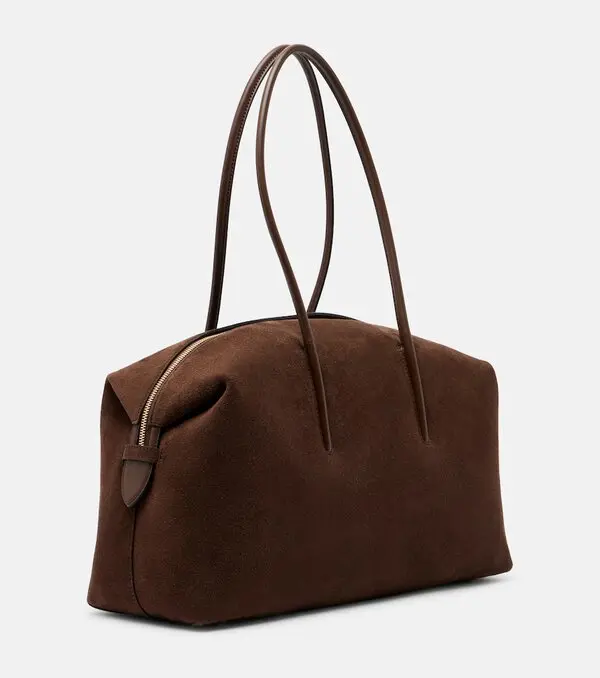 DEMELLIER Stockholm Large Suede Tote Bag - Brown