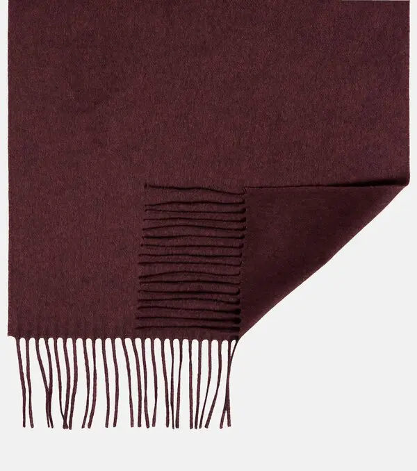 Prada Fringed Silk And Cashmere Scarf