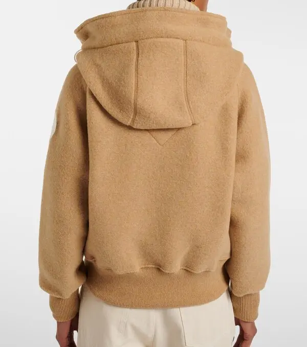 Canada Goose Chilliwack Wool-blend Fleece Bomber Jacket - Beige