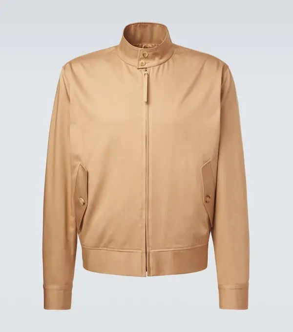 Gabriela Hearst Cotton Blouson Jacket - Beige