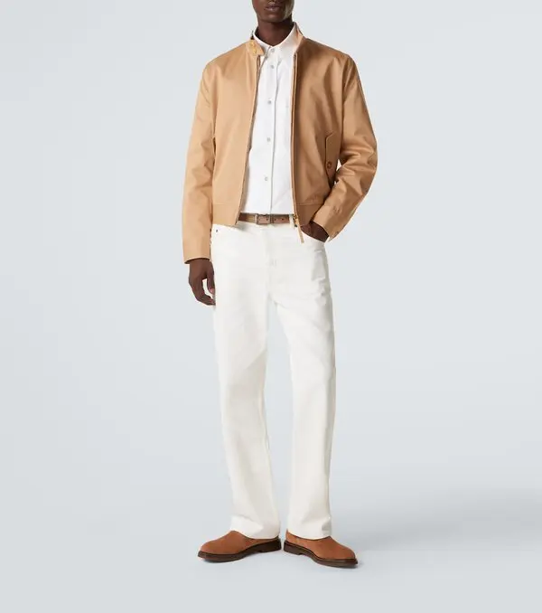 Gabriela Hearst Cotton Blouson Jacket - Beige