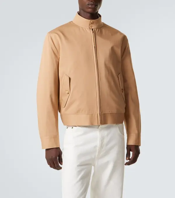 Gabriela Hearst Cotton Blouson Jacket - Beige