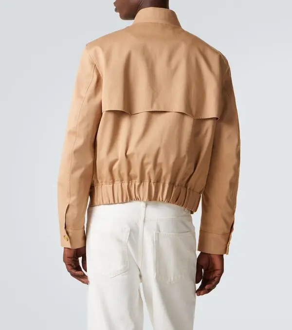 Gabriela Hearst Cotton Blouson Jacket - Beige