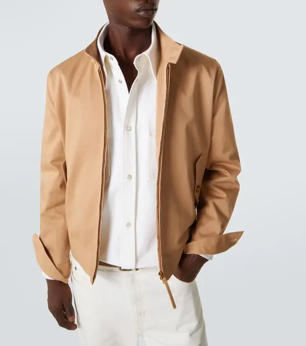 Gabriela Hearst Cotton Blouson Jacket - Beige