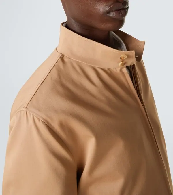 Gabriela Hearst Cotton Blouson Jacket - Beige