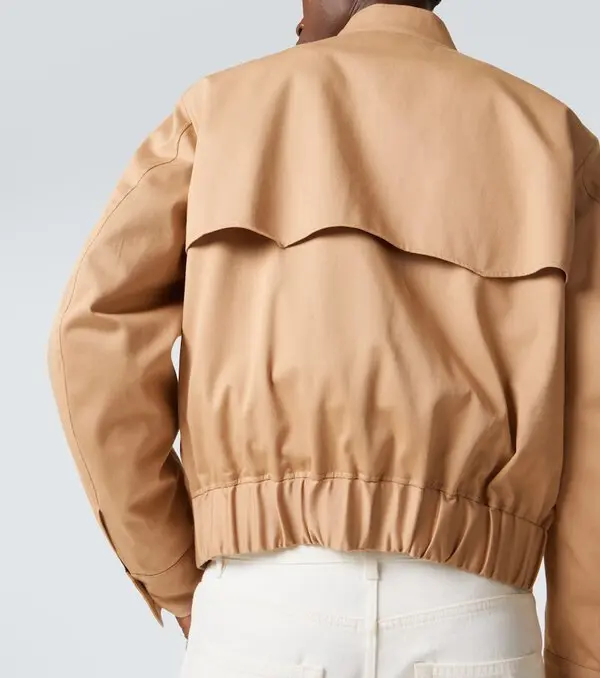 Gabriela Hearst Cotton Blouson Jacket - Beige
