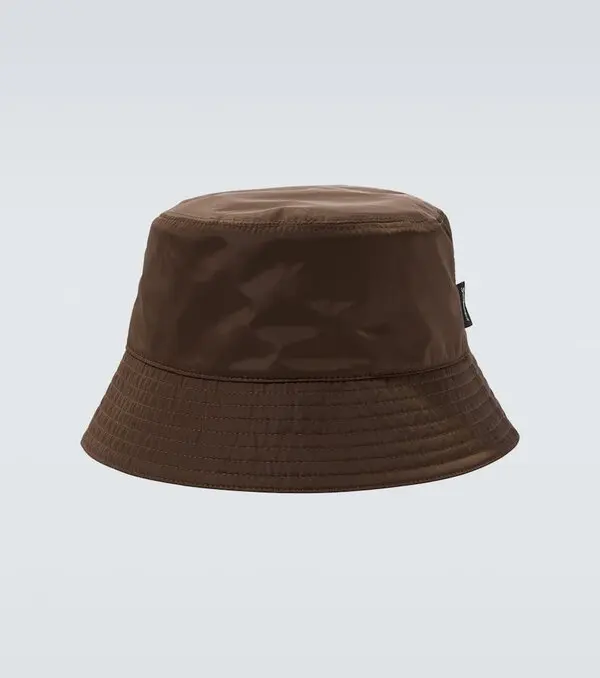 Saint Laurent Logo Bucket Hat - Brown