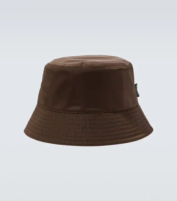 Saint Laurent Logo Bucket Hat - Brown