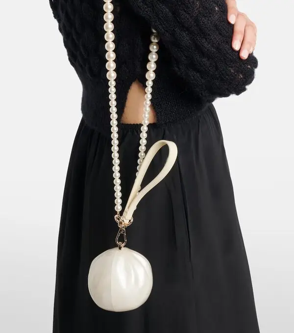 Simone Rocha Pearl Egg Clutch