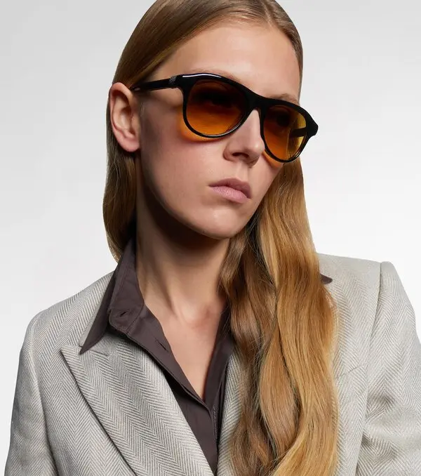 Brunello Cucinelli Monili Round Sunglasses
